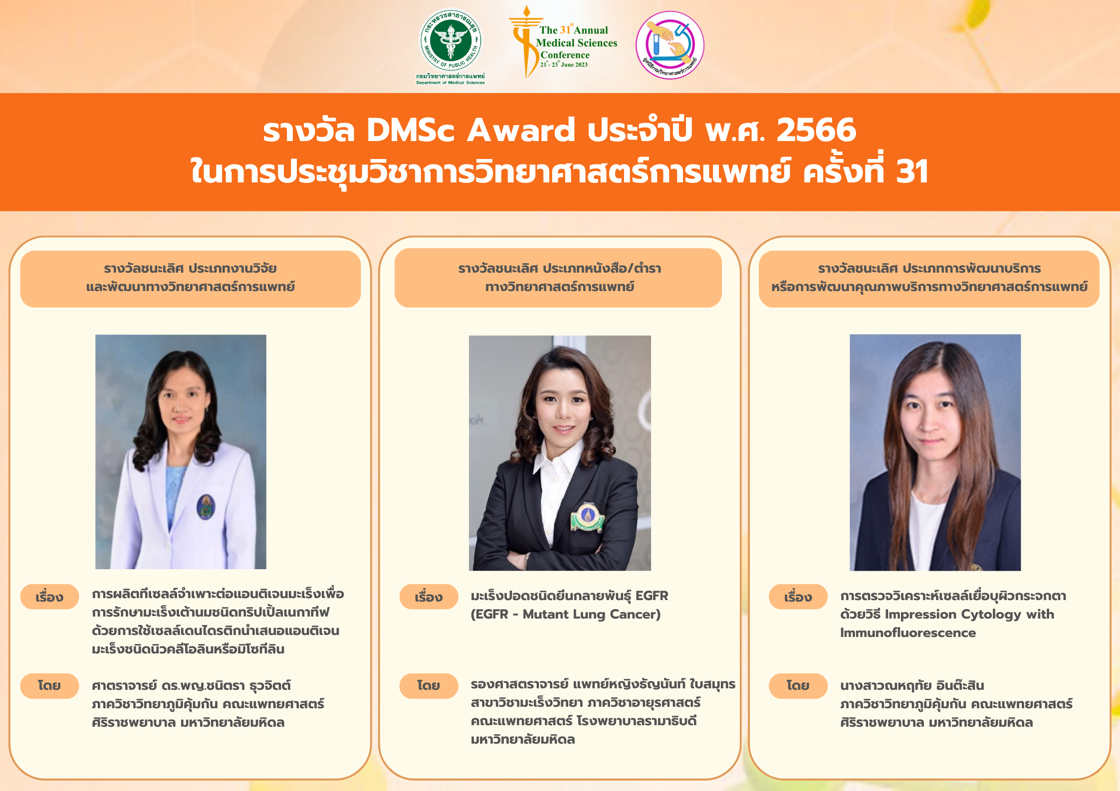 ผลงานวิชาการ